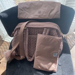 Happ | Bags | Happ Brand Paige Carryall Diaper Bag In Blush Pink | Poshmark